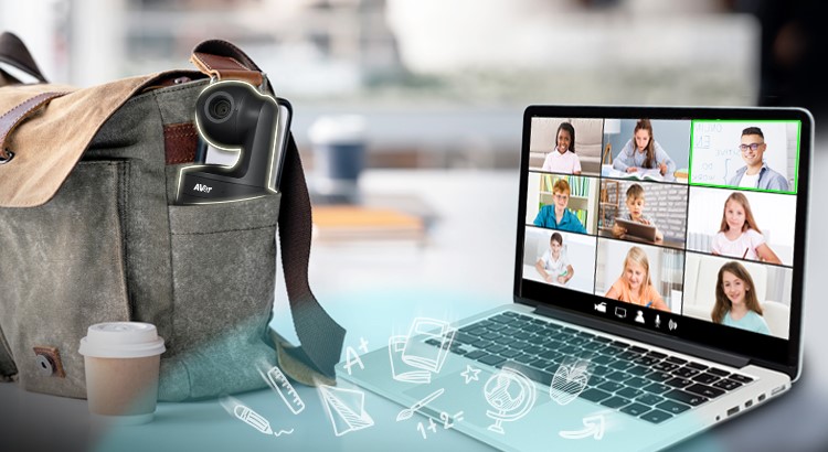 Create a Portable Digital Classroom with Distance Learning Tracking Cameras